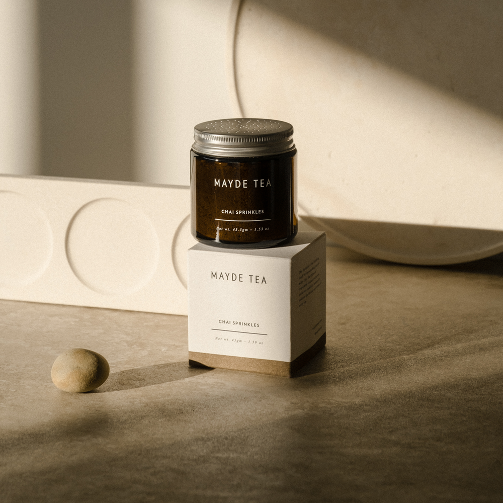 Chai Sprinkles for Lattes - Mayde Tea